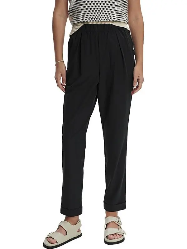 Varley Alana Slim Tapered Cuff Pants - Black