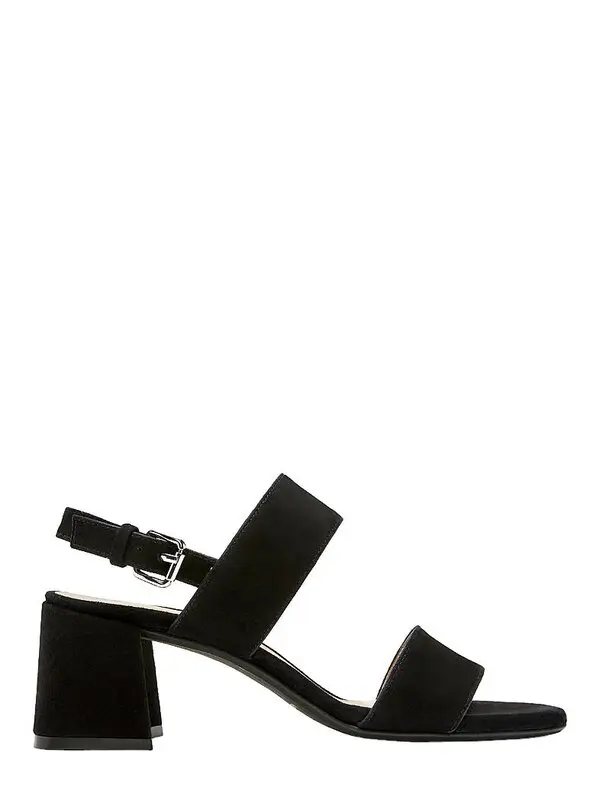La Canadienne Flemming Suede Sandals - Black