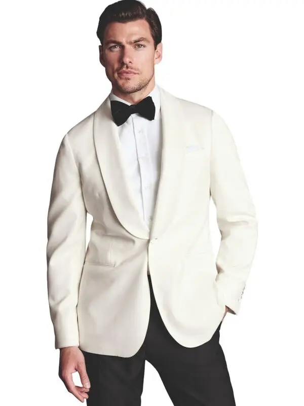 CHARLES TYRWHITT Dinner Jacket - Ivory