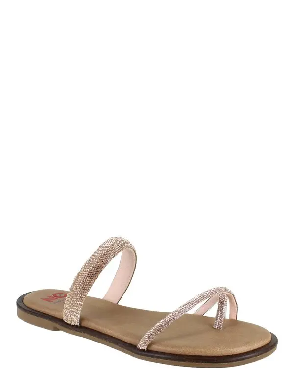 NATIONAL COMFORT Alicante Crystal Slide Sandal - Rose