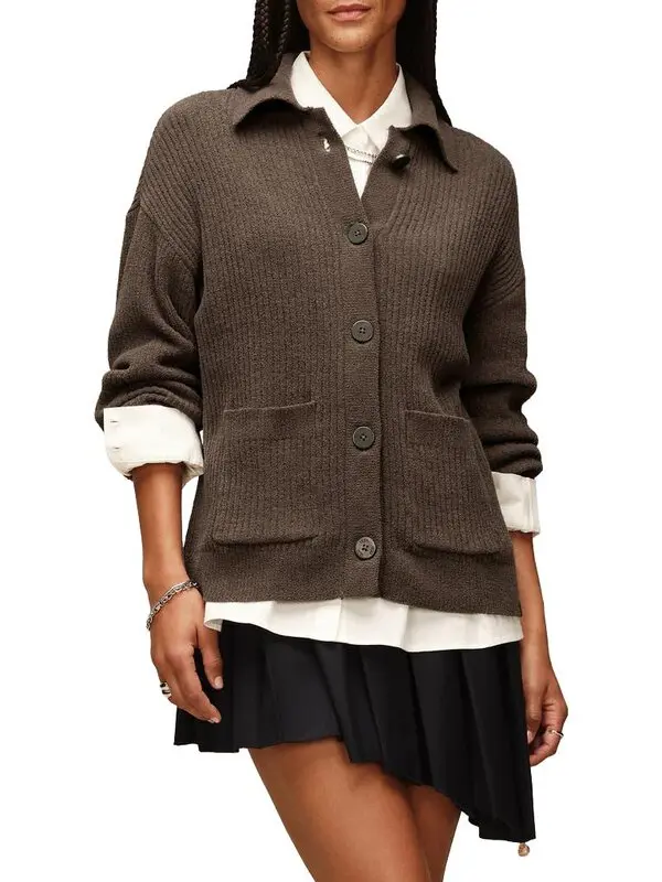 UGG Junipher Cozy Knit Lite Cardigan - Dense Smoke