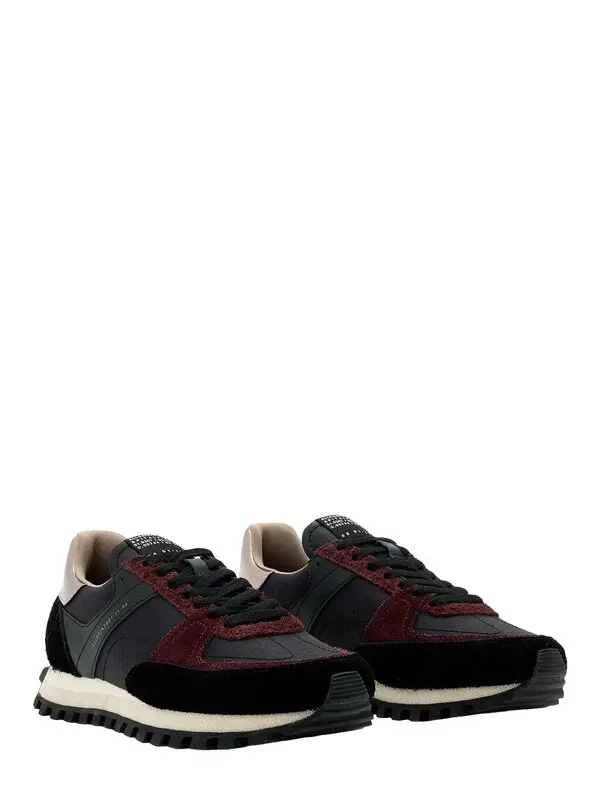 ALLSAINTS Viggo Sneaker - Black/silver/red