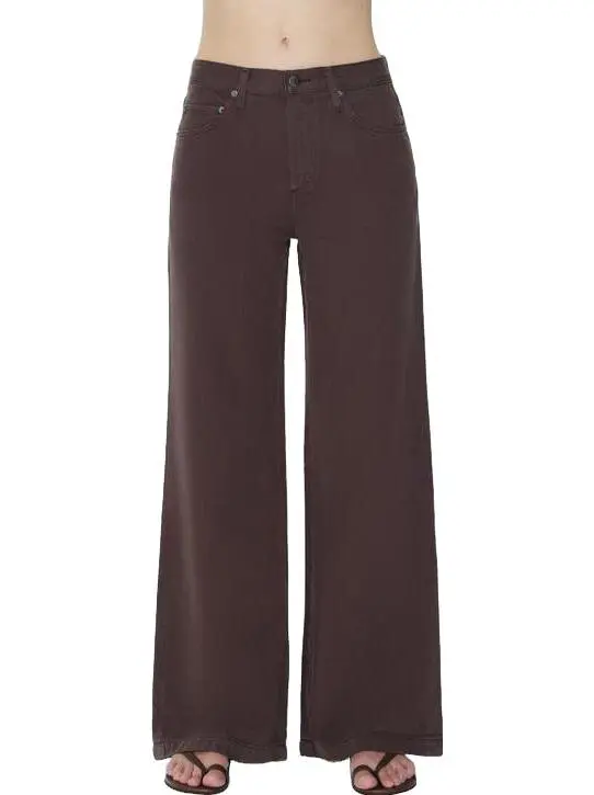 PISTOLA Jadyn Wide Leg Jeans - Bruna