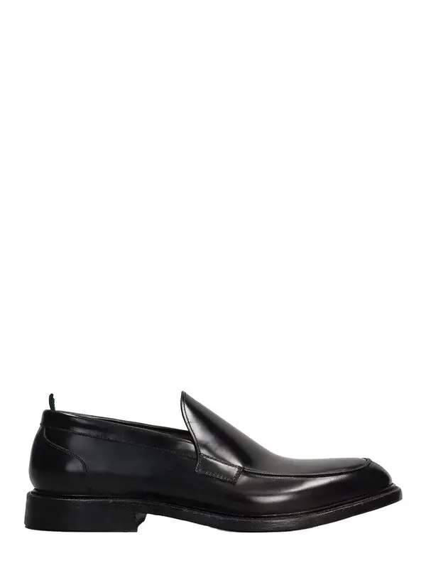 GREEN GEORGE Leather Loafers - Black