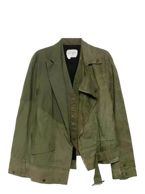 GREG LAUREN Panelled Jacket - Green