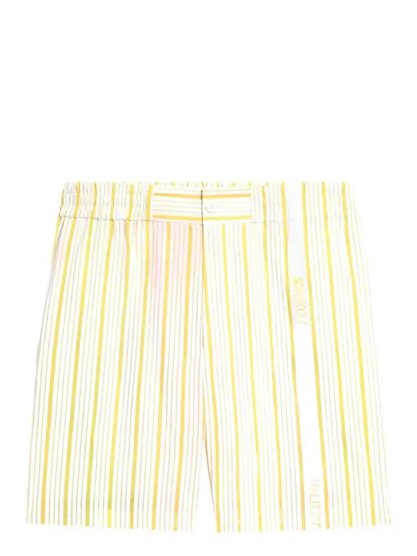 Jacquemus Striped Shorts - Yellow