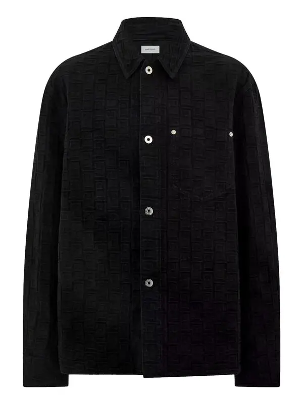 FERRAGAMO Monogram Shirt - Black
