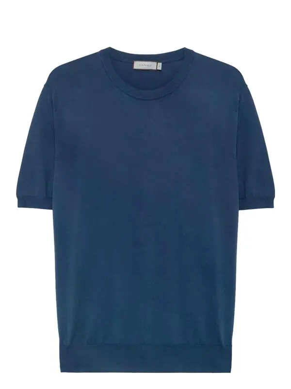 Canali Cotton T-shirt - Blue