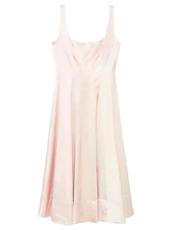 Staud Wells Midi Dress - Pink