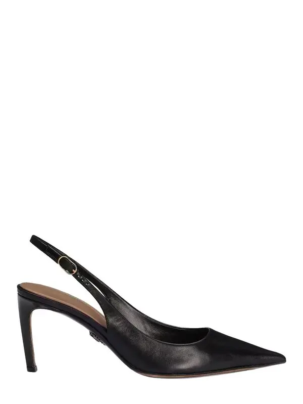 Dolce & Gabbana Leather Slingback Pumps - Black