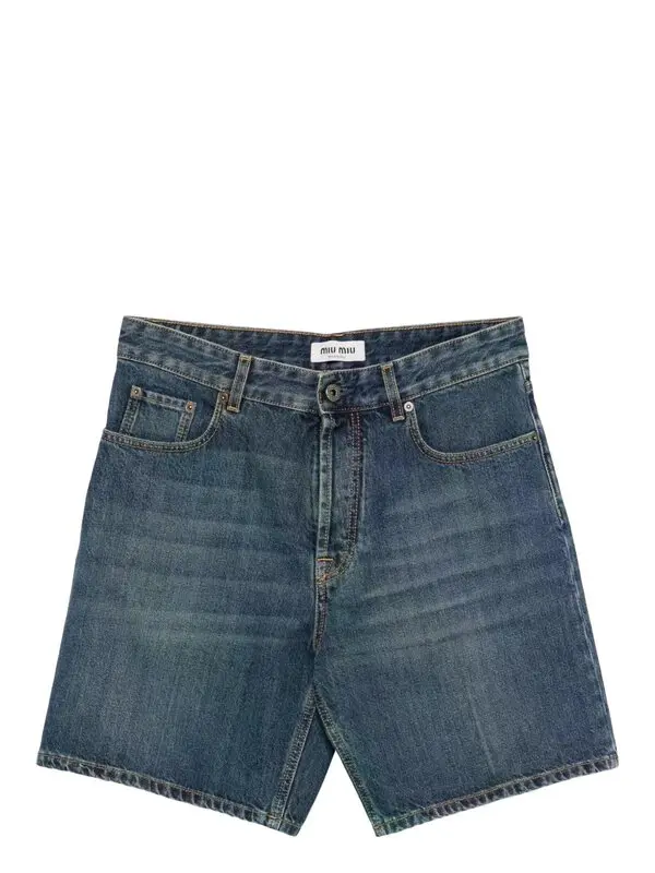 Miu Miu Denim Shorts - Blue