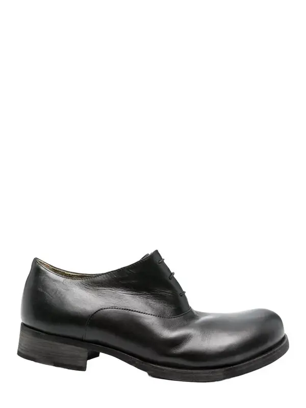 MA+ Leather Oxford Shoes - Black