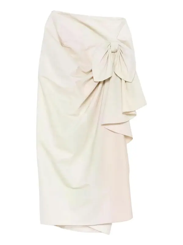 Viktor & Rolf Knotted Wrap Skirt - Neutrals