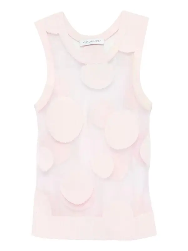 Viktor & Rolf Polka-dot Tank Top - Pink