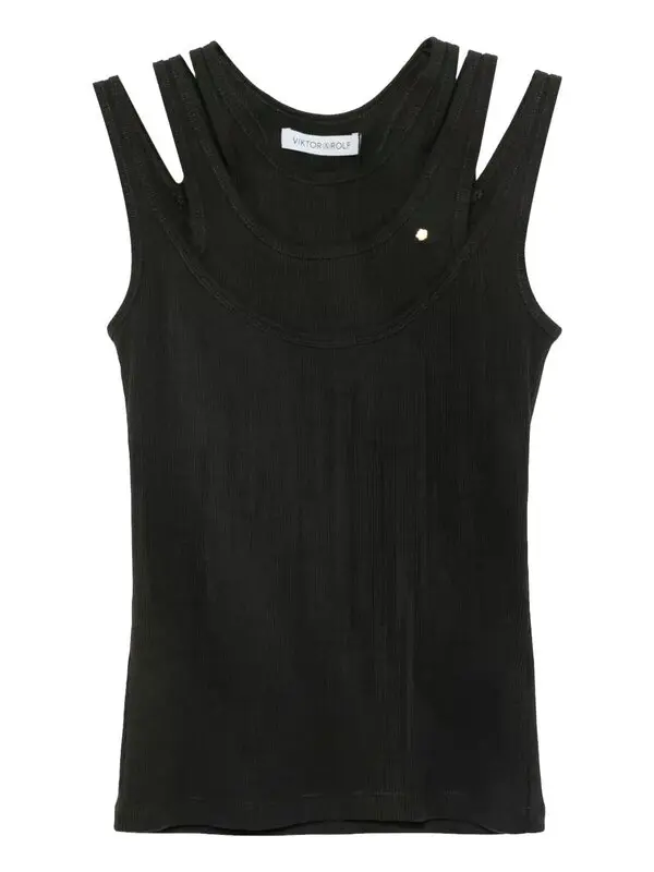 Viktor & Rolf Layered Tank Top - Black