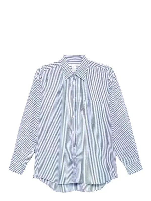 Comme Des Garçons Striped Shirt - Blue