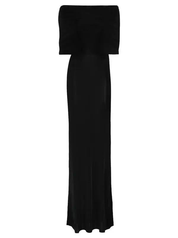 MVP WARDROBE Knitted Maxi Dress - Black