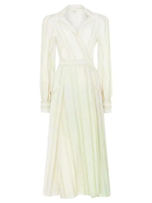 TEMPERLEY LONDON Benoto Wrap Dress - White