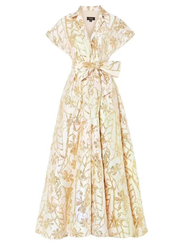 TEMPERLEY LONDON Frankel Floral Dress - White