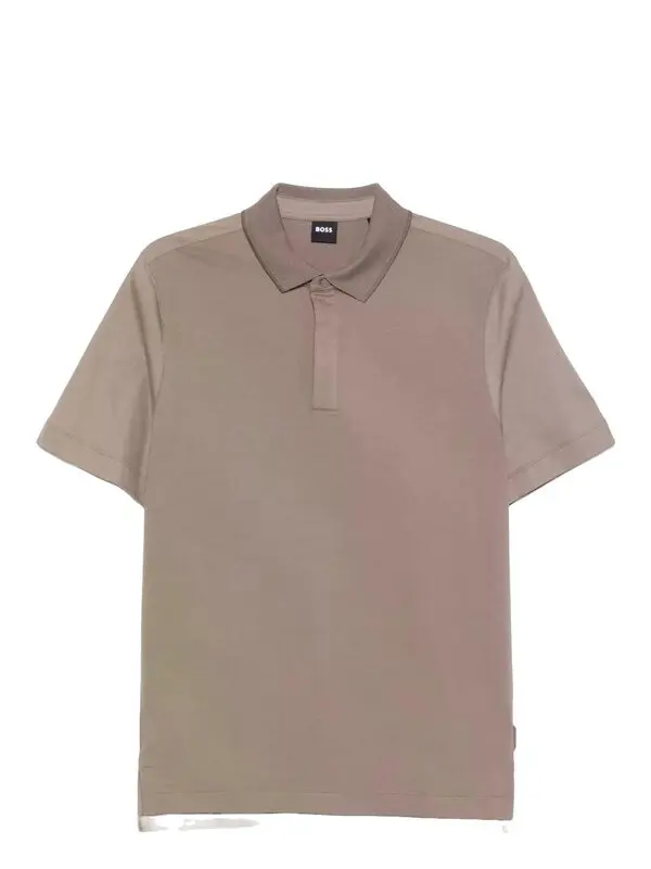 BOSS Jersey Polo Shirt - Brown