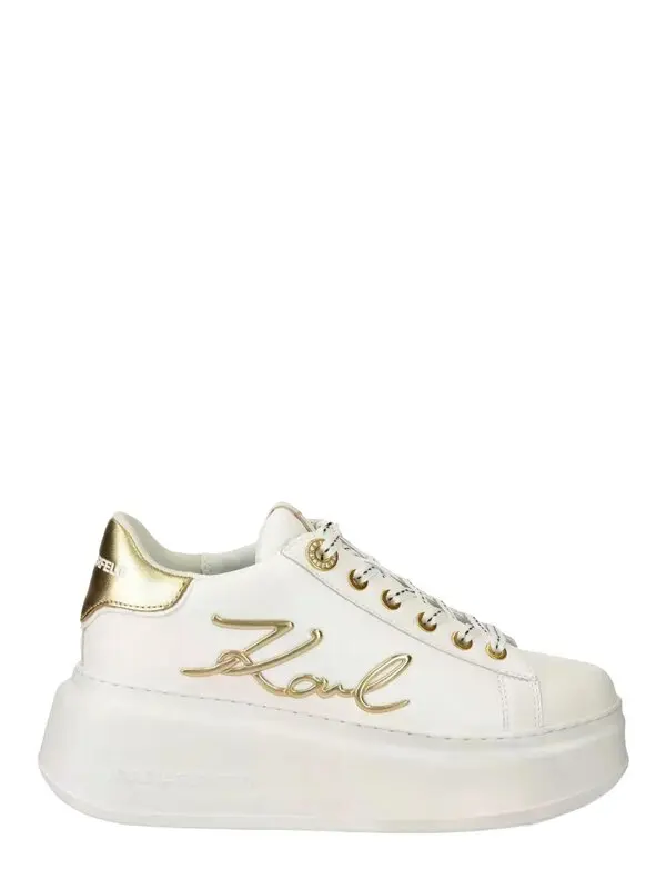 Karl Lagerfeld Logo-patch Sneakers - White