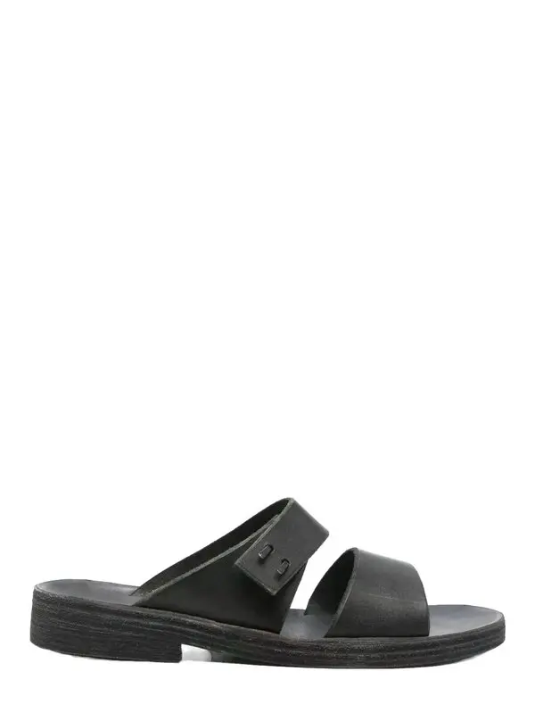 MA+ Leather Sandals - Black