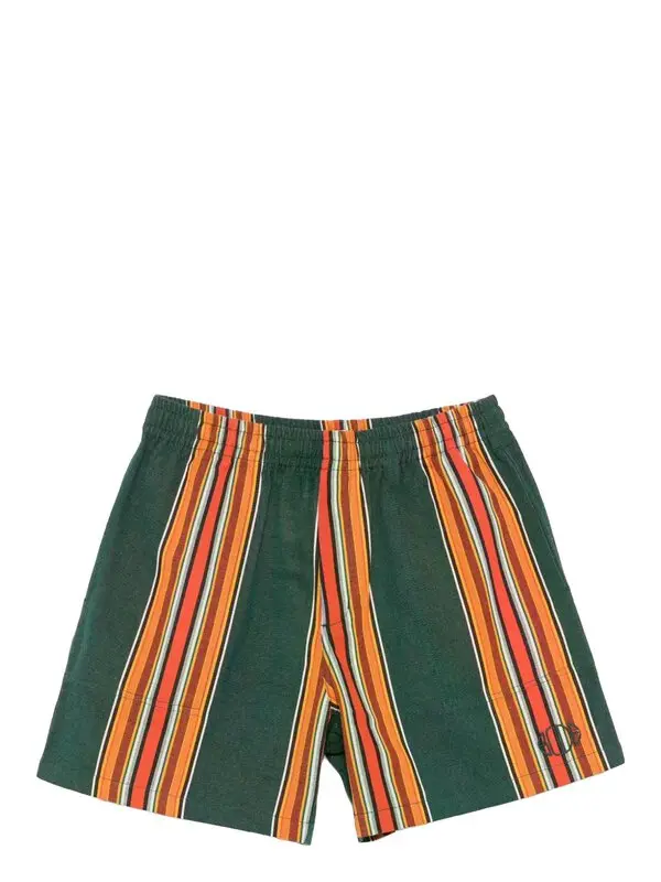 BODE Parakeet Striped Shorts - Green