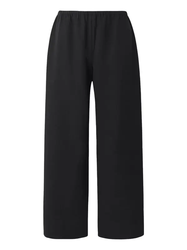 LA LIGNE Slim Colby Crepe Pants - Black