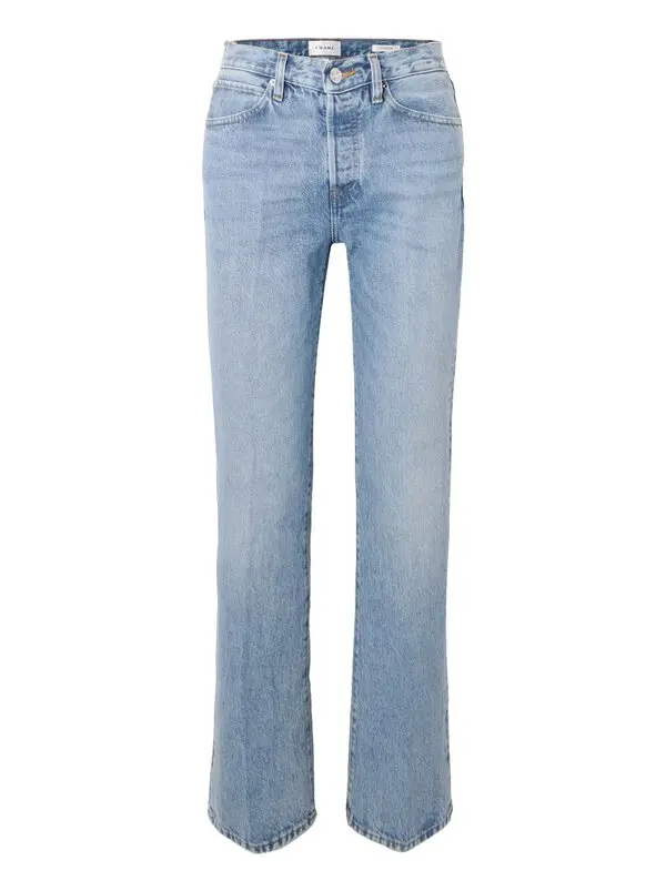 FRAME The Vertical Straight-leg Jeans - Blue
