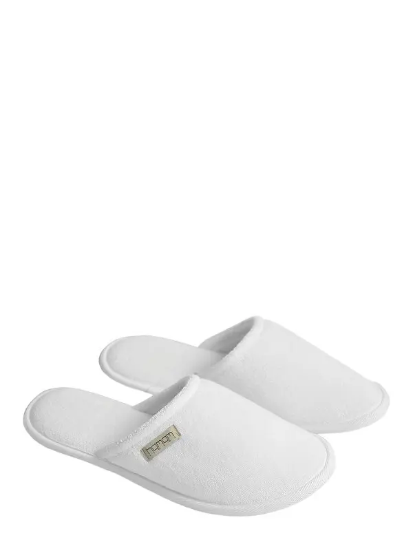 HAMAM Ash Slippers - White