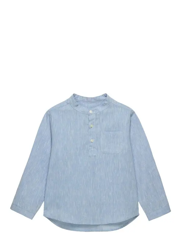 Trotters Cotton Oscar Shirt - Blue