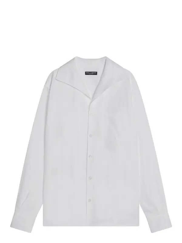 Dolce & Gabbana Linen Shirt - White