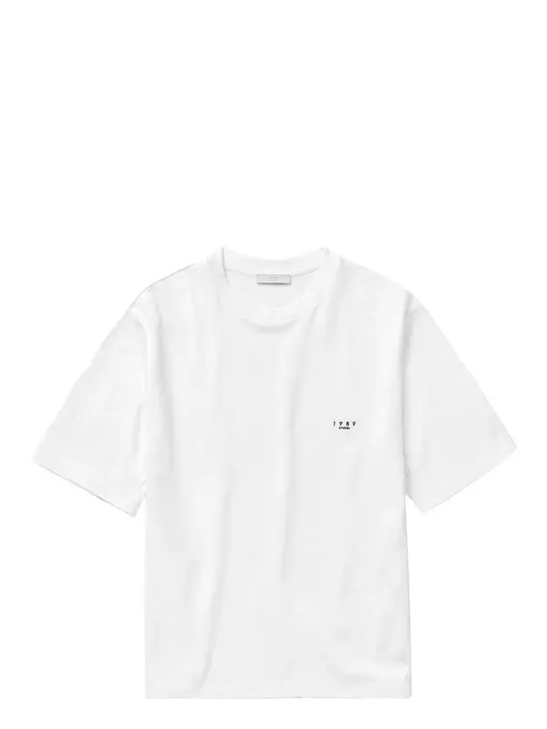 1989 STUDIO Embroidered Logo T-shirt - White