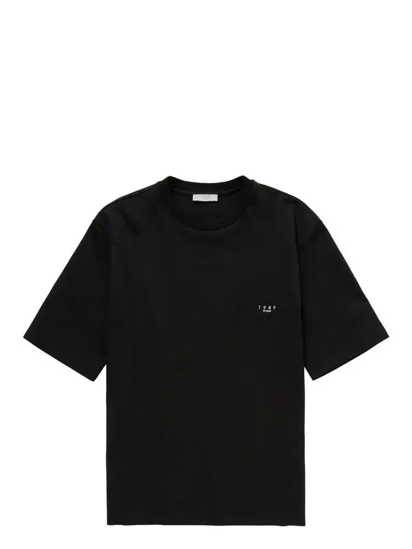 1989 STUDIO Embroidered T-shirt - Black