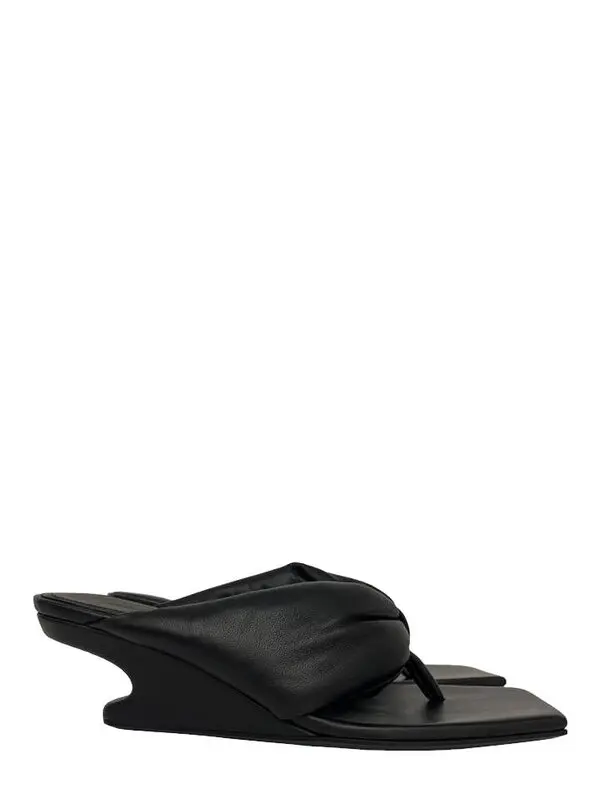 Rick Owens Thong Cantilever Sandal - Black
