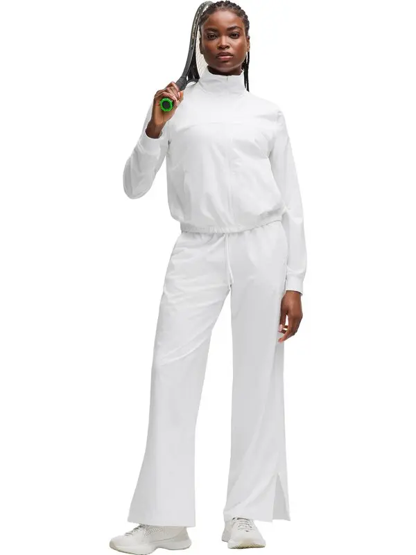 Lululemon Court Rival Wide-leg Track Pant - White/white