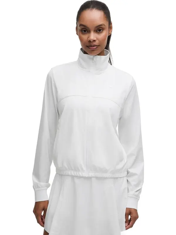 Lululemon Court Rival Tennis Track Jacket - White/white