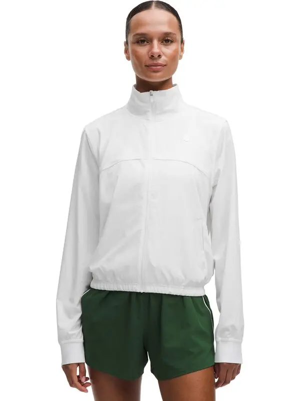 Lululemon Court Rival Tennis Track Jacket - White/white