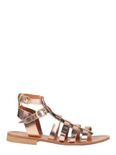 BALDININI Ankle Strap Sandals - Rose Gold