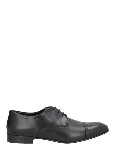 BALDININI Leather Lace-up Derby Shoes - Black