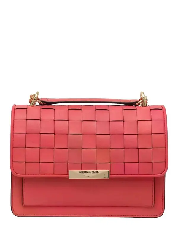 Michael Kors Interwoven Shoulder Bag - Red