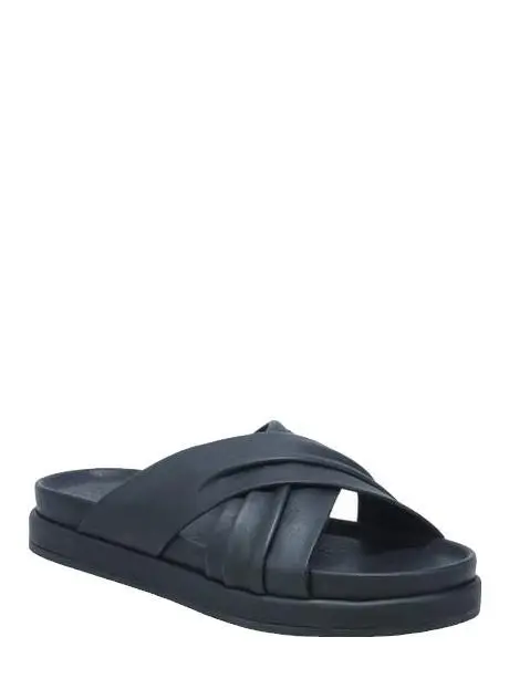 Miz Mooz Talisa Leather Slide Sandal - Black