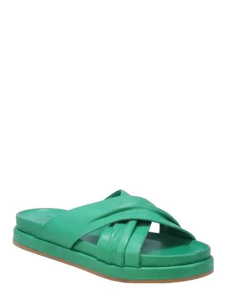 Miz Mooz Talisa Leather Slide Sandal - Green