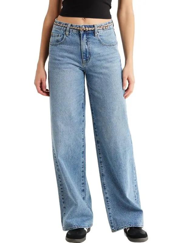 PACSUN Shireen Baggy High-waist Jeans - Med Wash