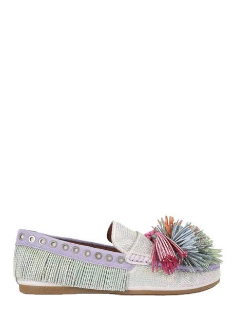 Kurt Geiger Crystal Embellished Pompom Loafer - Mult/other