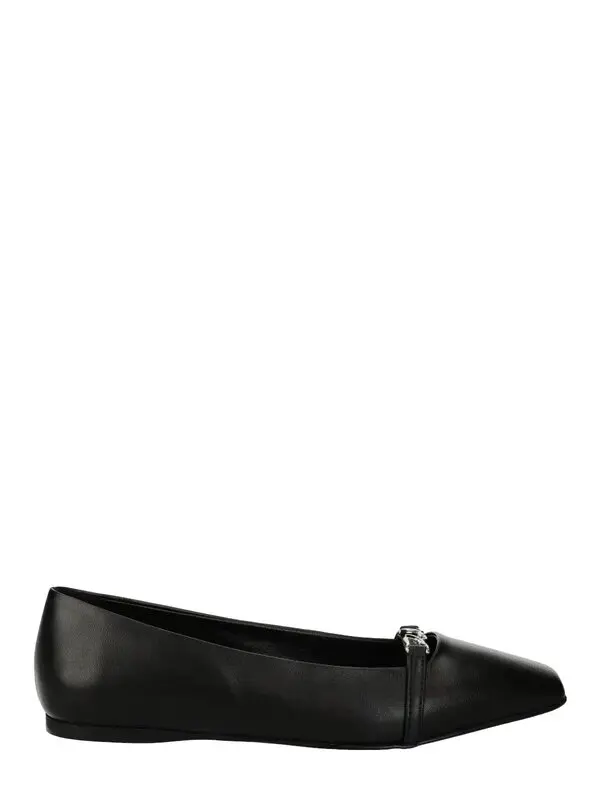 Karl Lagerfeld Signature Ballet Flats - Black