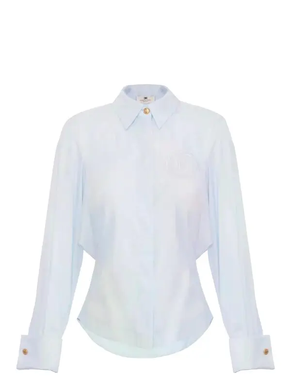 Elisabetta Franchi Embroidered Shirt - Blue
