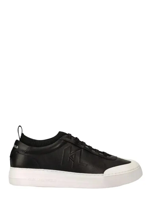 Karl Lagerfeld Logo-debossed Sneakers - Black