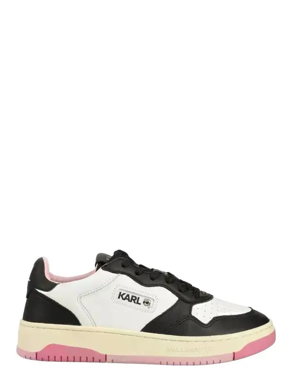 Karl Lagerfeld Leather Sneakers - Black