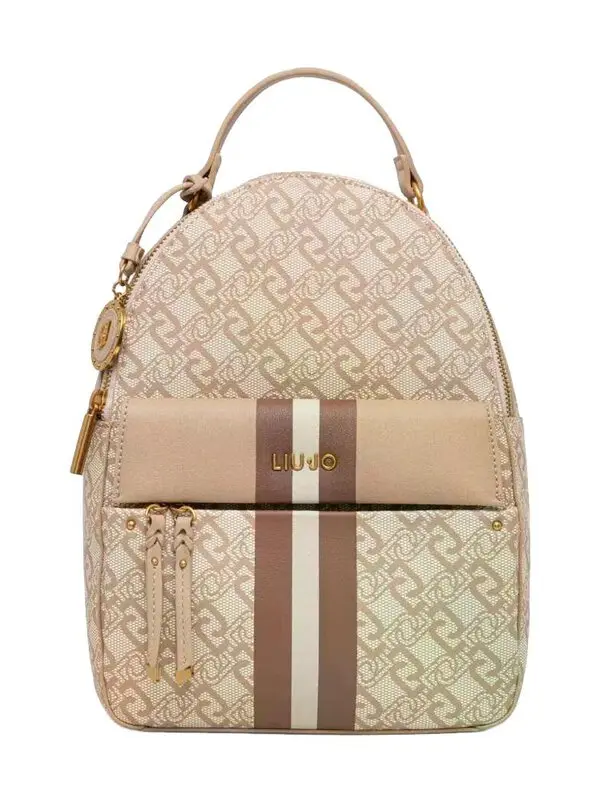 Liu Jo Monogram Backpack - Neutrals